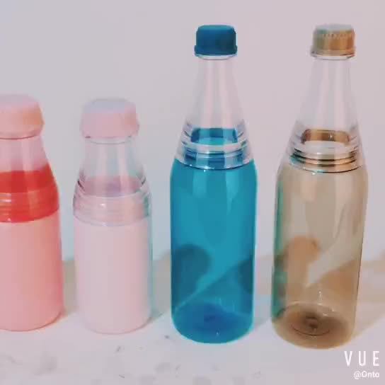 Rotatable Split Single Wall 500ml Plastic Drinking Water Bottle - Buy ...