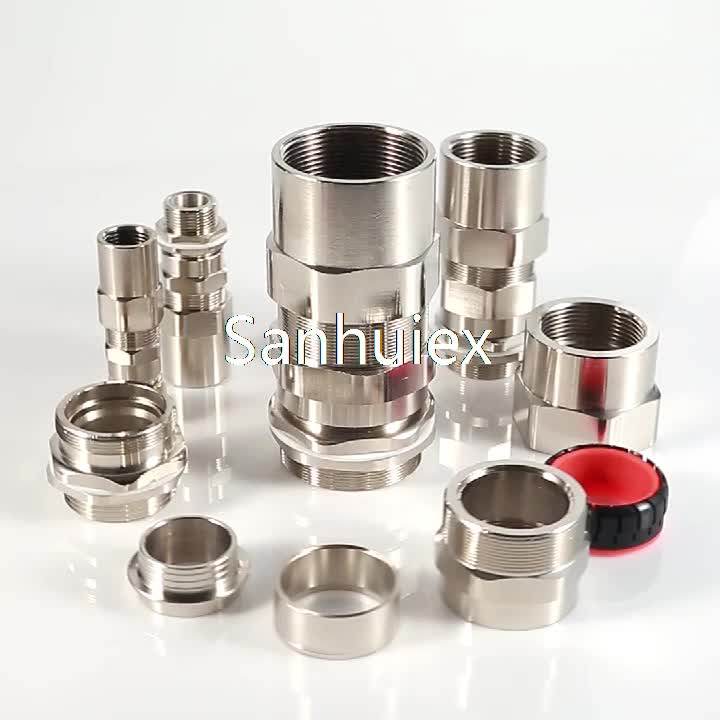 Atex Iec Eac Certificated Cable Gland Explosion-proof Double Seals ...