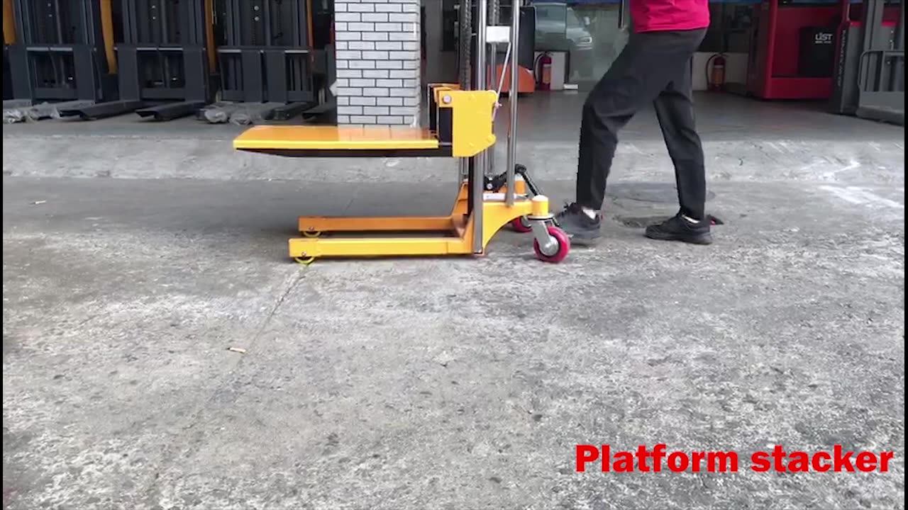 Haizhili 400kg Manual Hand Pallet Stacker Truck Pallet Hand Pallet ...