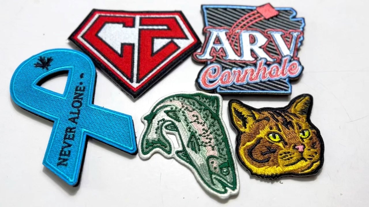 Custom Design Decoration Embroidery Patch Sew On Embroidered Patches ...