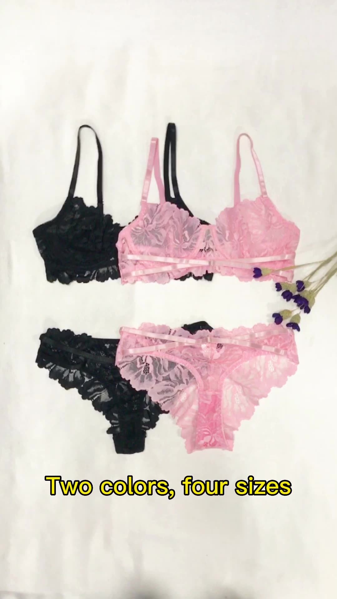 High Quality Bras Manufacturer Bralette Set Wedding Sexy Night Hot Pink ...