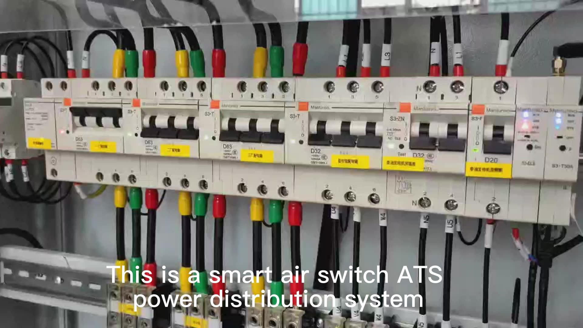 Q21 Mcc Low Voltage 3 Phase Distribution Board Panel 220v Ats Dual ...