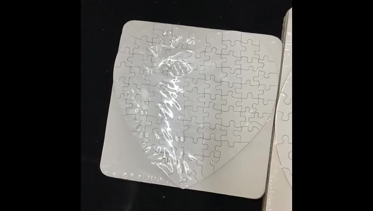 Wholesale Custom Shape Sublimation Blank Jigsaw Puzzle Cardboard A4 A5 ...