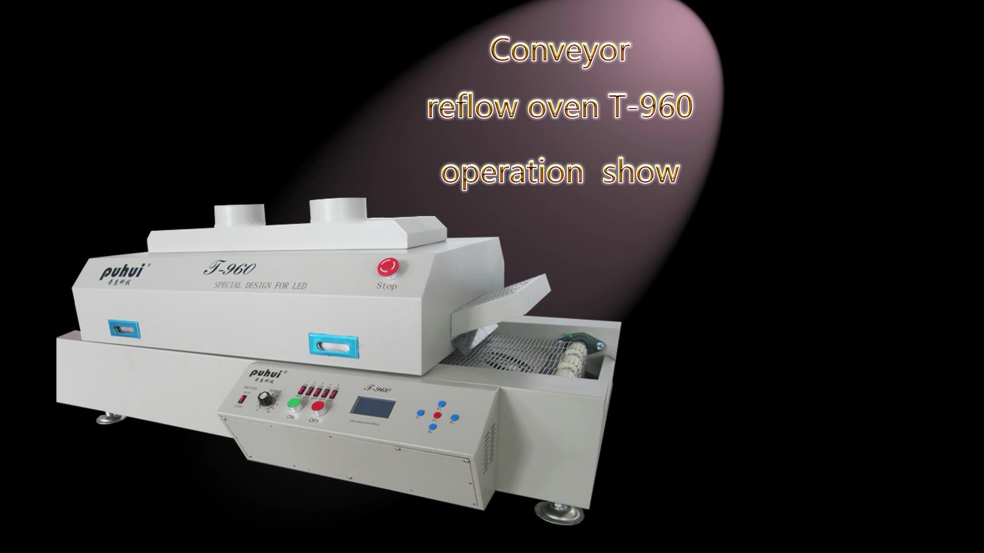 Pcb Reflow Oven Puhui T960 Bench-top Smt Infrared Hot Air Reflow ...