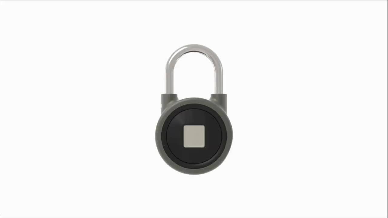 New Mini Portable Anti-theft Smart Bluetooth Fingerprint Padlock With ...