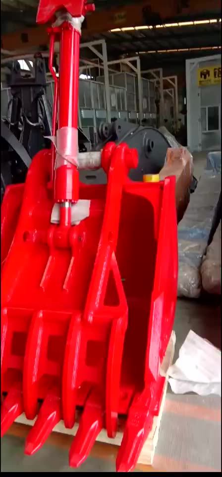 Excavator Thumb Bucket Grab Bucket Multi Grapple Bucket - Buy Hydraulic ...