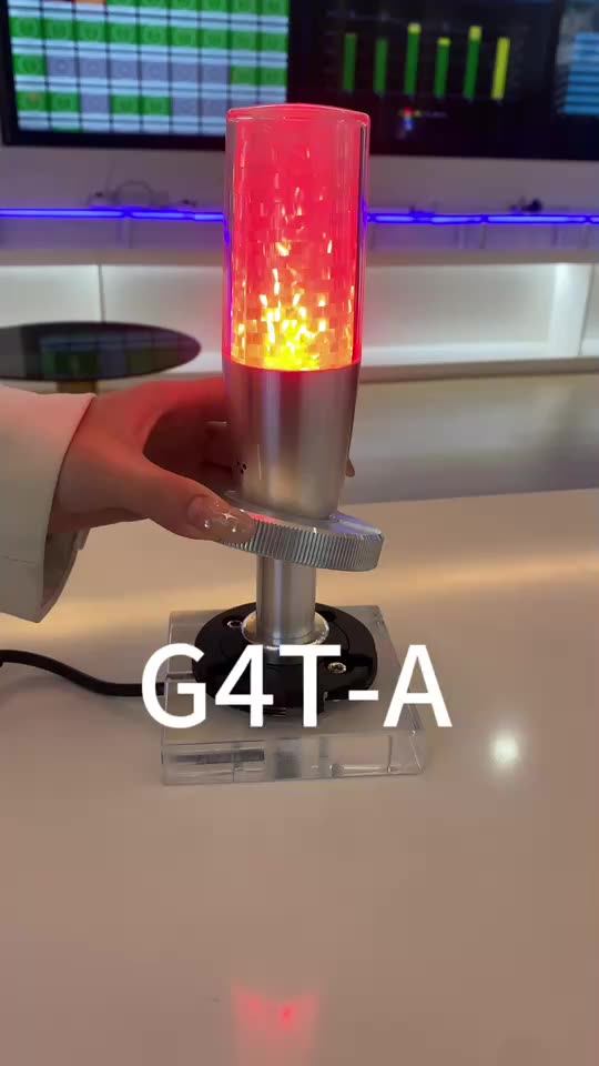 Gbs-g4t-a Led Signal Tower Lamp For Cnc Machines 12v/24v Buzzer ...