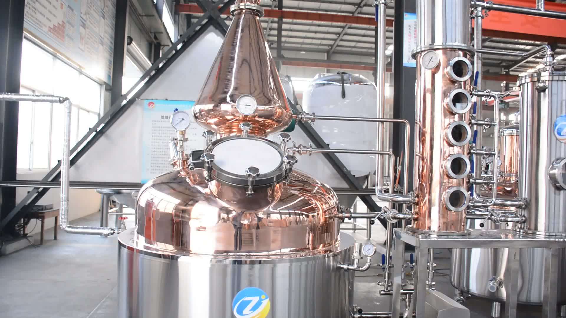 Whiskey Distilling Equipment 500 Gallon Copper Still Moonshine Still ...