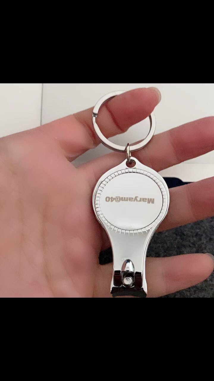 Stainless Steel Nail Clipper Key Chains 3 In 1 Multi-functional Nail ...