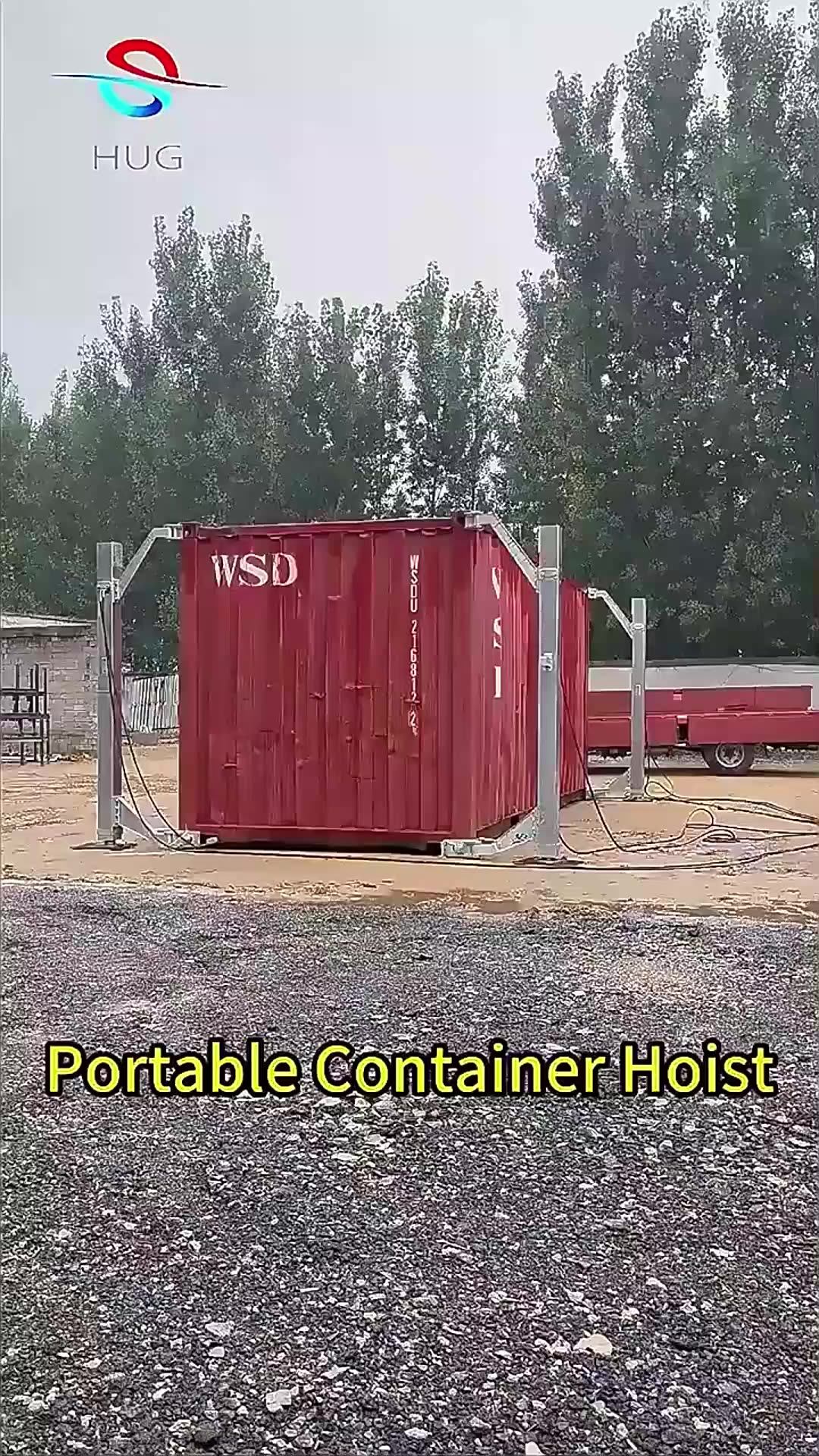 Moving Container Lifting Container House With Power Unit For Shipping ...