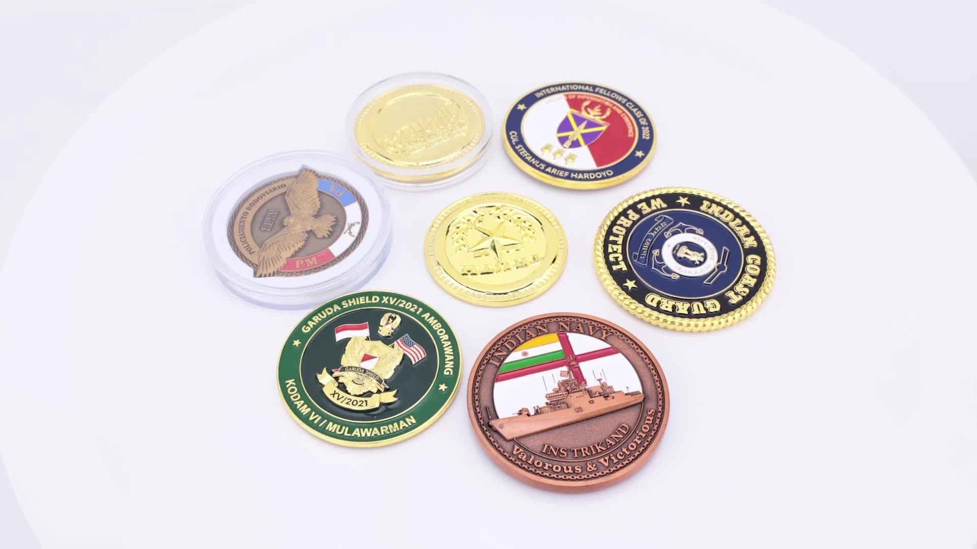 Manufacturer Custom 3d Challenge Coin Custom Engravable Metal Enamel ...