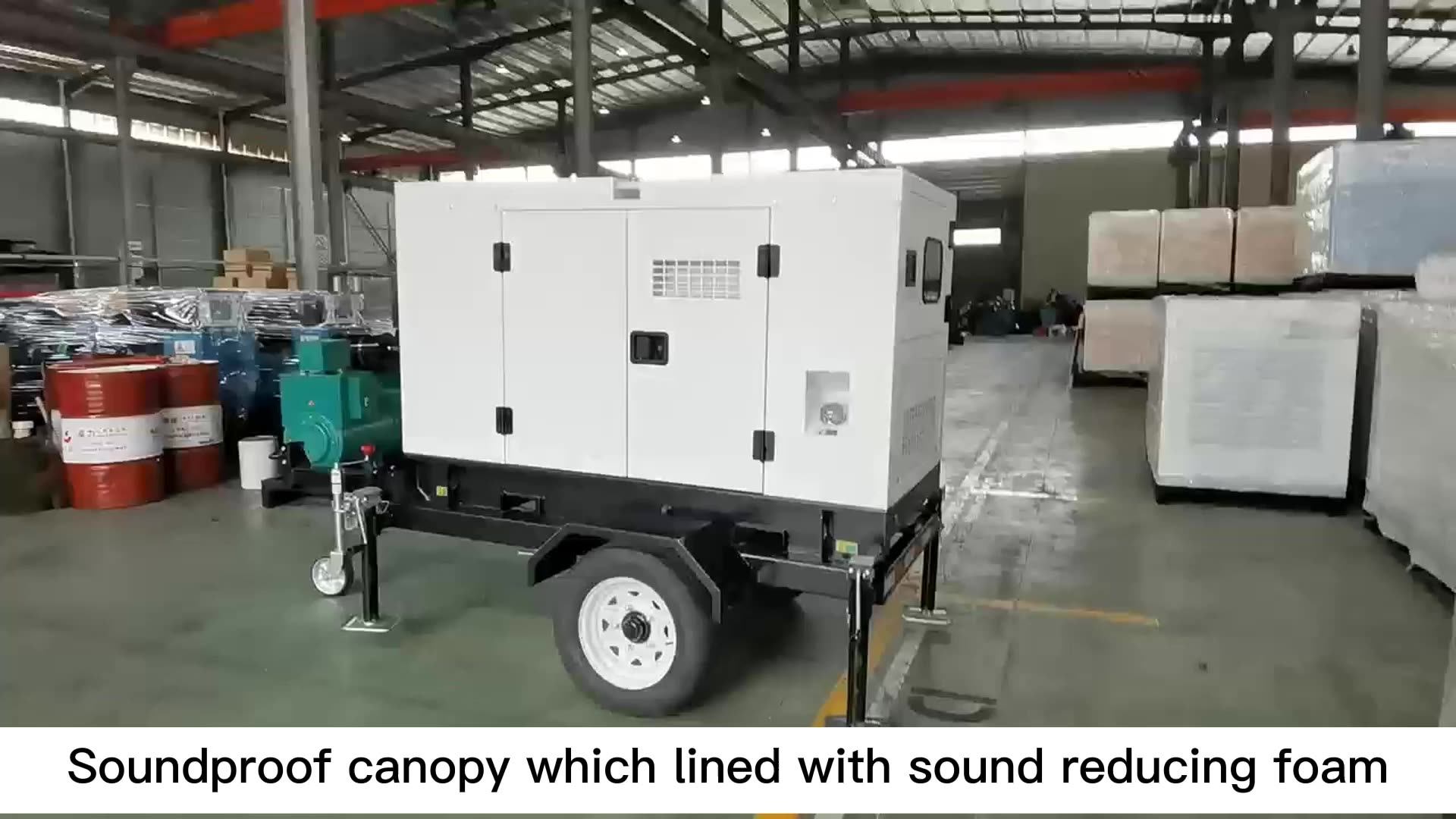 Mobile Diesel Generators Set Commercial 20kw 20kva 25kva Denyo Silent ...