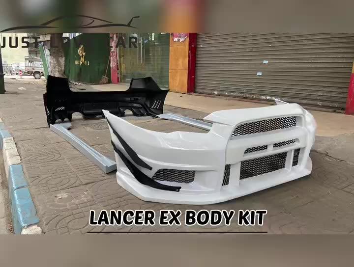 For Mitsubishi Lancer Ex Car Pp Body Kit Front Rear Bumper Side Skirts ...