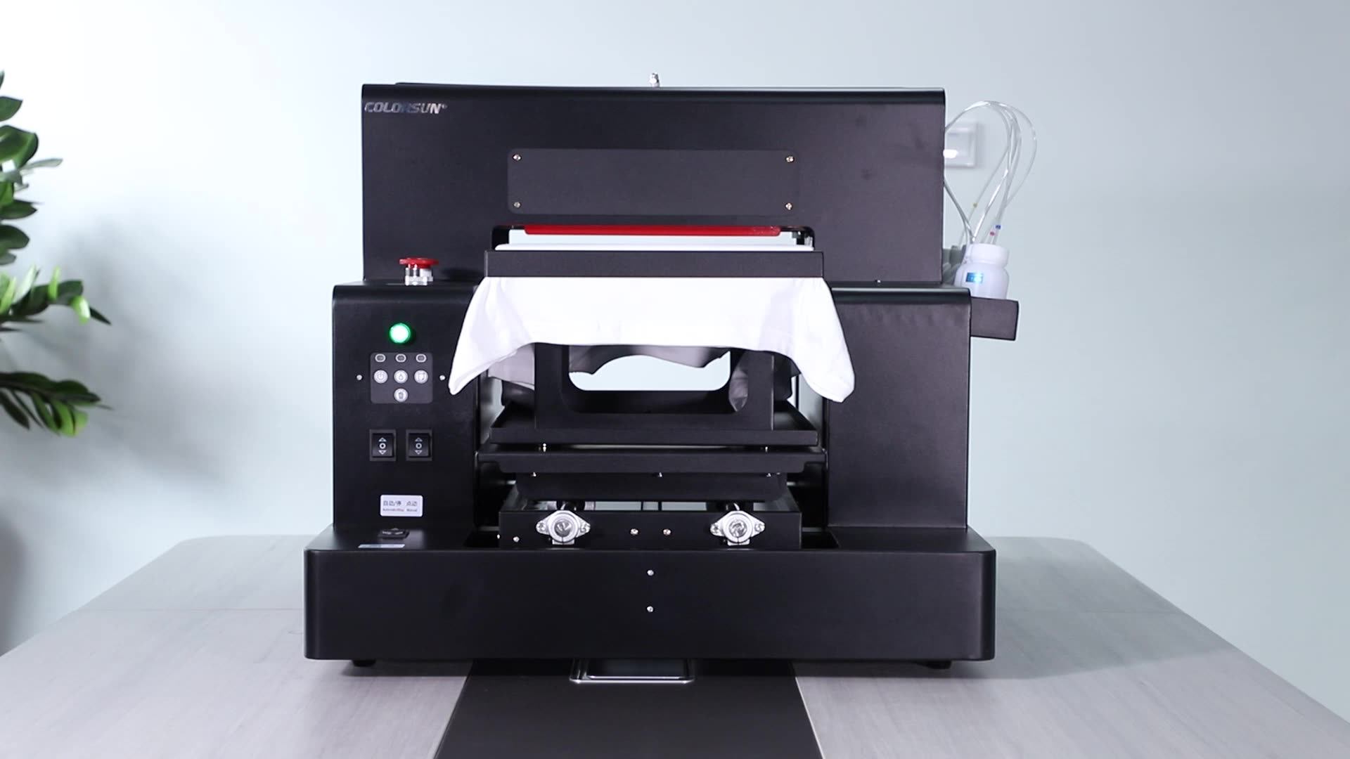Multicolor A3 Flatbed Printer Dtg Printer For Tshirt For Dark Light ...