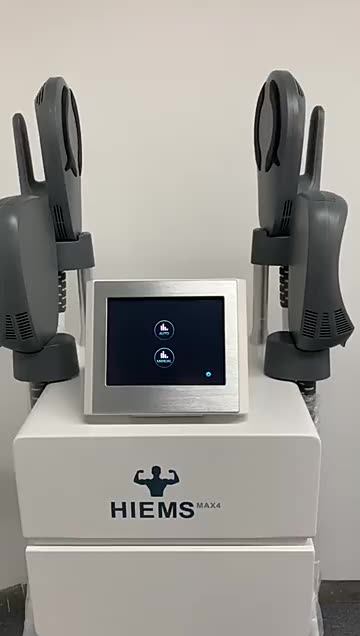 4 Handles Ems Hiemt Sculpt Portable Muscle Stimulator Culpting Body ...