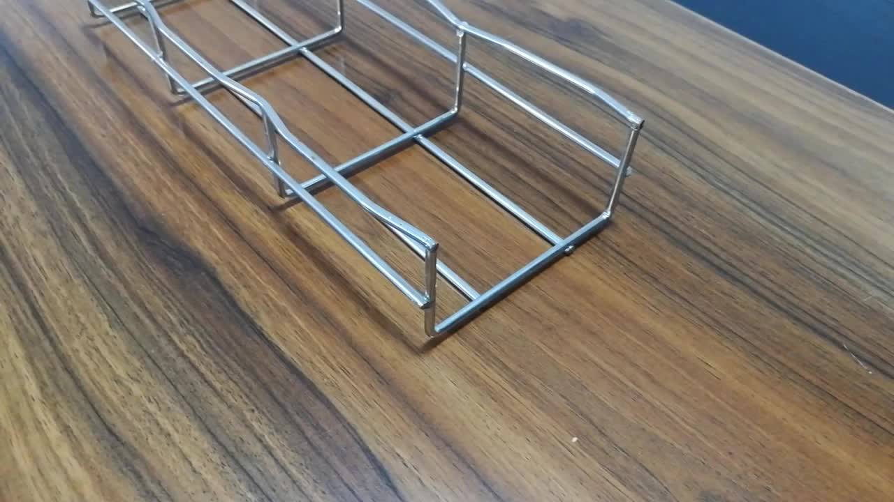 Electric Galvanizing Steel Flexible Wire Mesh Basket Wall Mount Cable ...