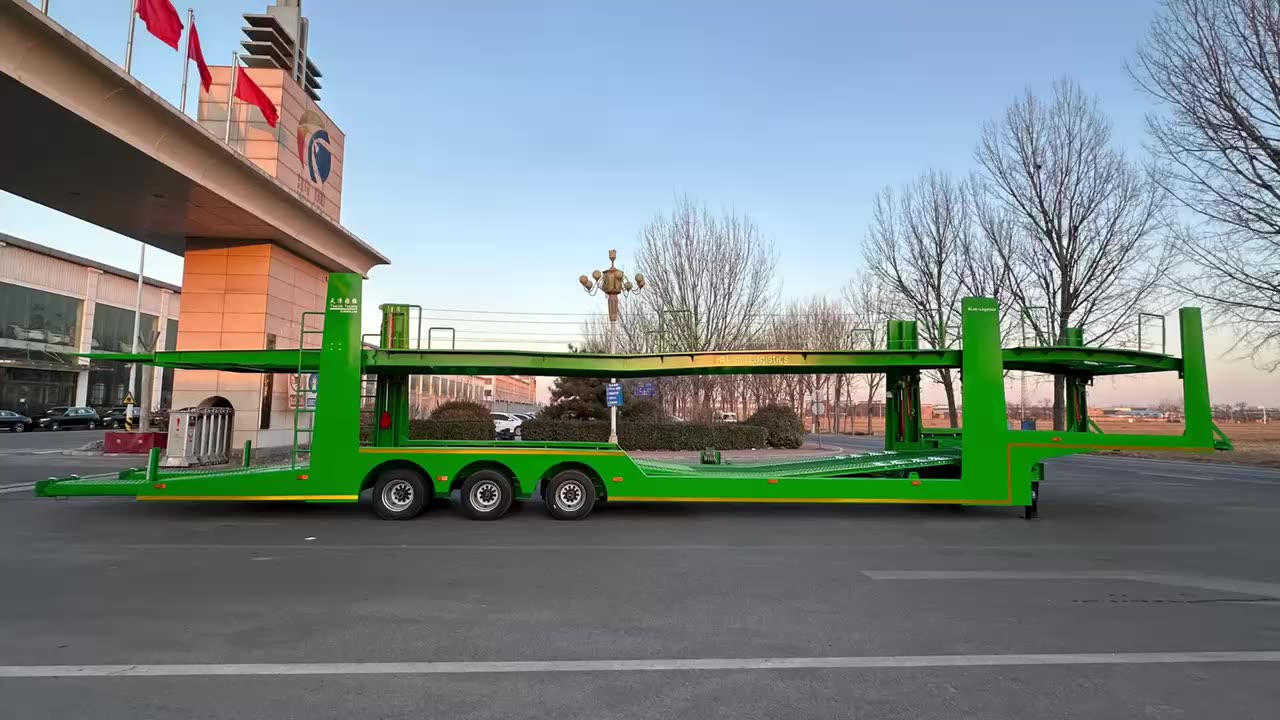 Tuqiang Factory Custom Car Transport 3 Axle 8 Cars Carrier Hauler Semi Trailers - Buy Car ...
