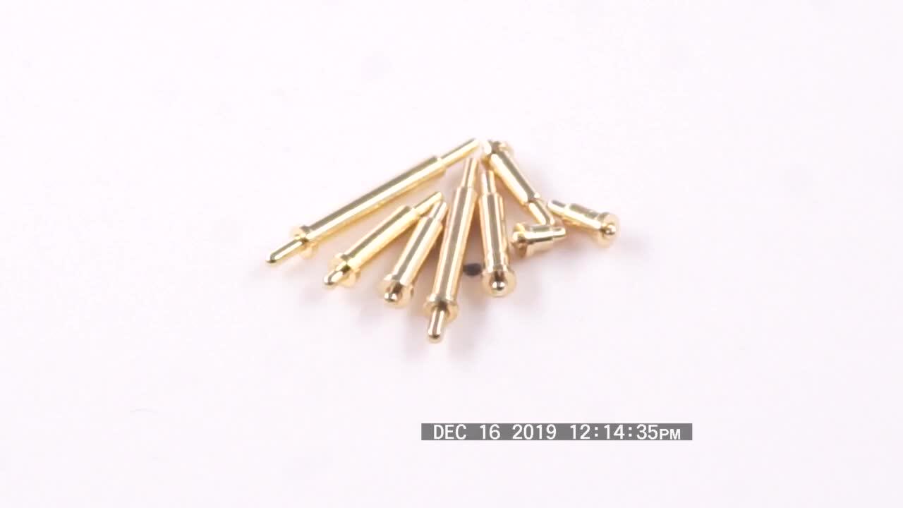 Floating Double Head Pogo Pin Connector 12.5 Mm Height Dual Spring ...