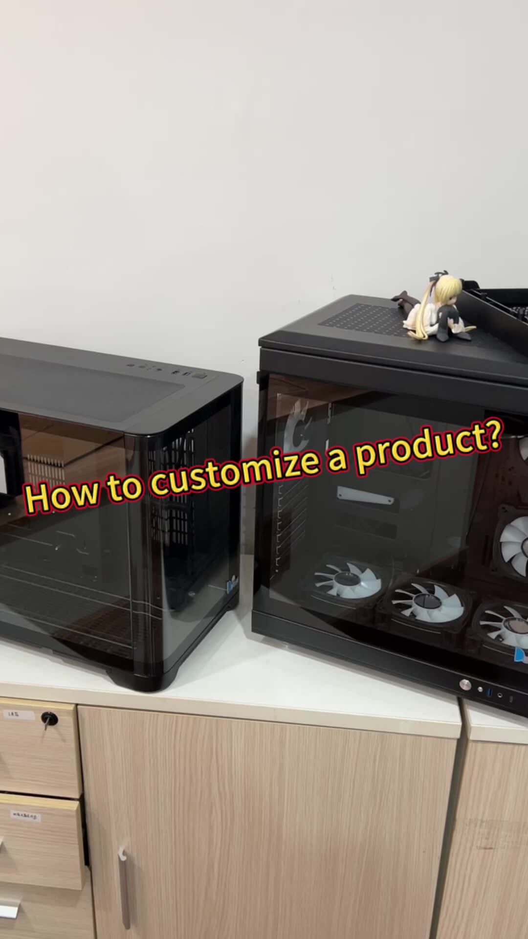 Full Tower Computer Gaming Case Tempered Glass Side Case Panel Custom ...