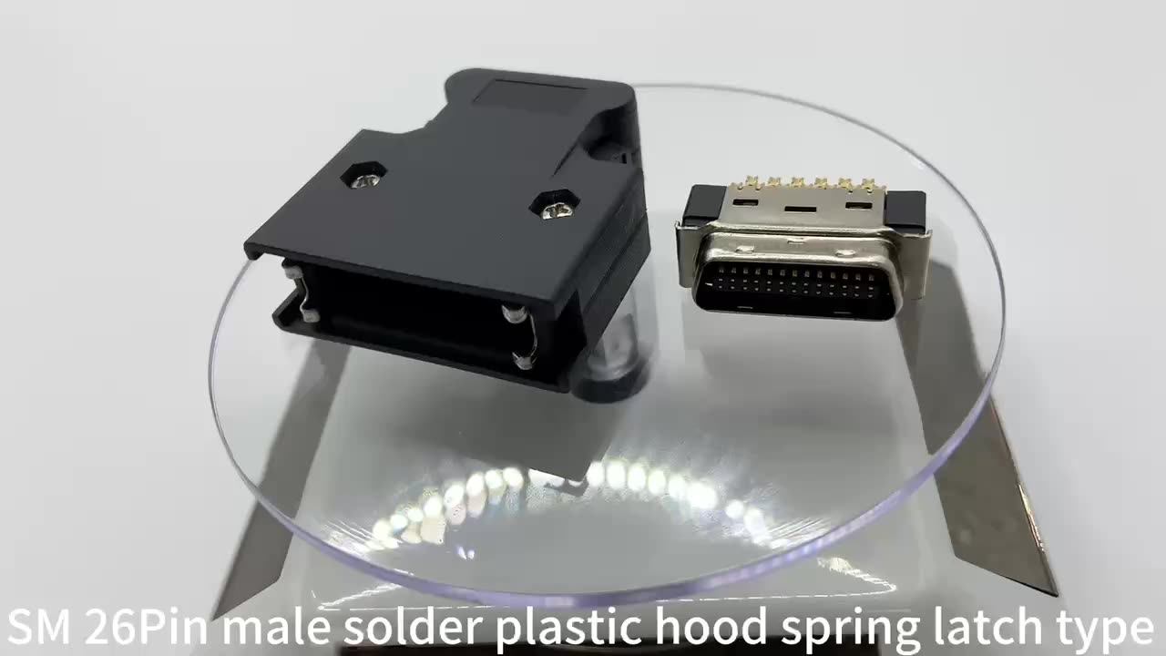 Sm 26pin Male With Latch,Scsi 26p Servo Motor Connector,Mdr 26pin ...