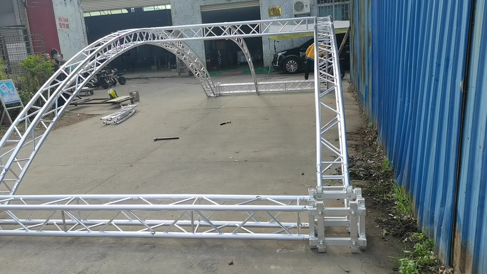 Aluminum Lighting Truss Frame Structure Event Truss System Stage ...