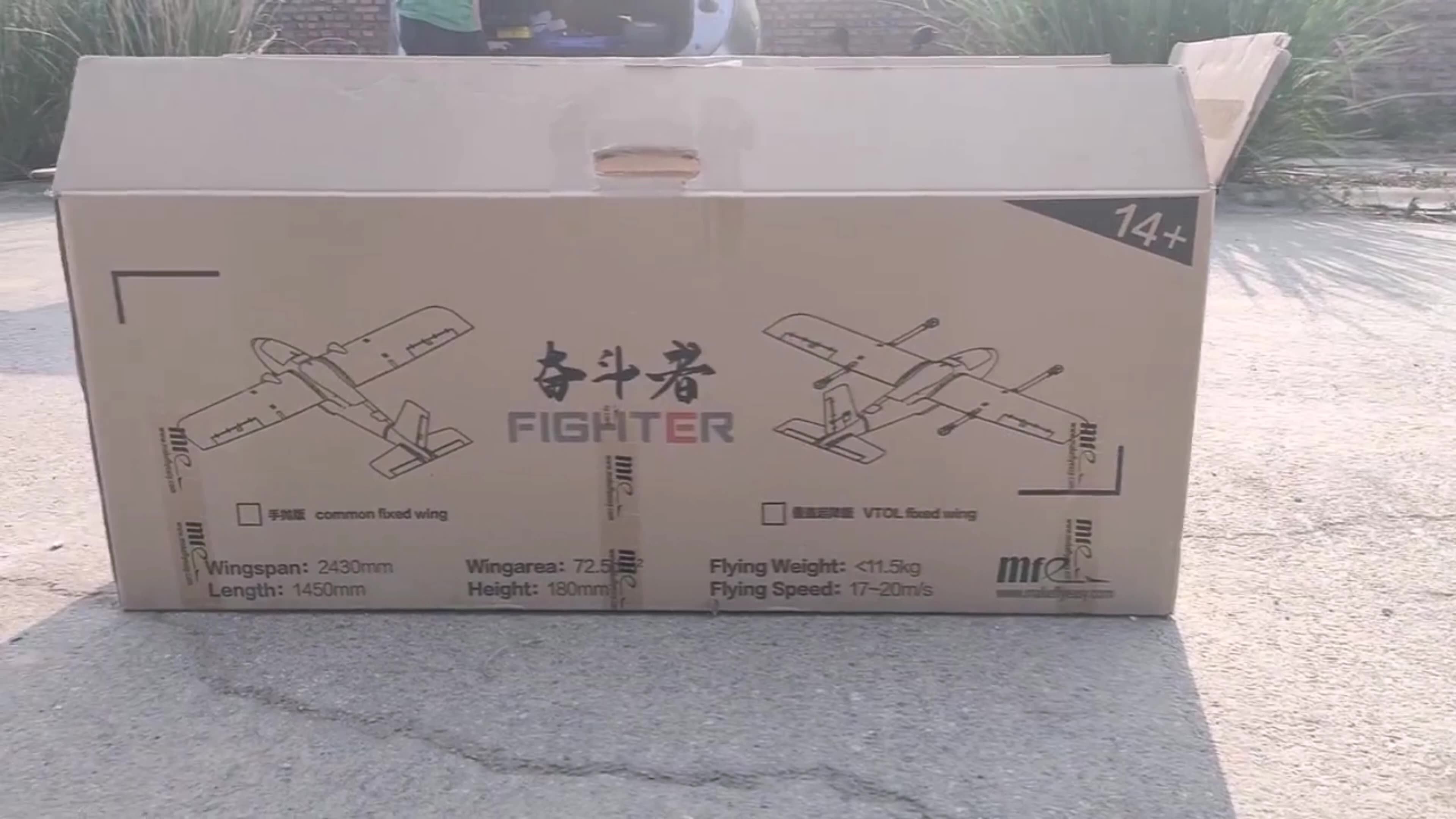 Makeflyeasy Fighter (vtol Version) 4+1 Aerial Survey Carrier 2430mm Fix-wing Uav Aircraft ...