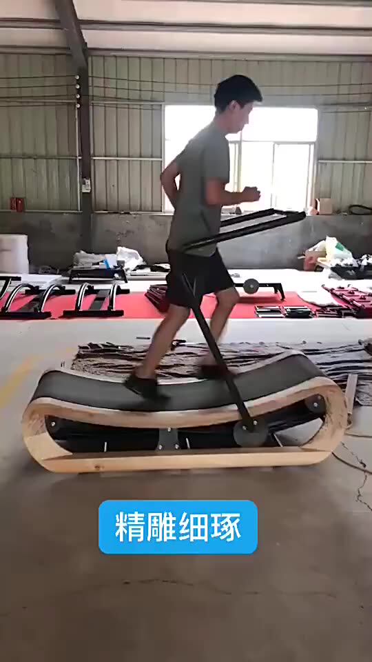 Hot Models Smooth Running Cardio Equipment Wooden Mechanical Curved ...