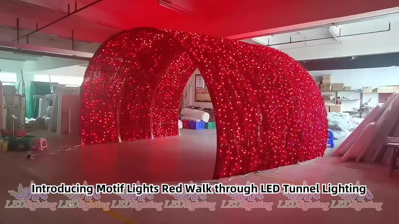 3d Motif Led Time Tunnel Decoration Light Rgb Yellow Warm White Ip65 ...