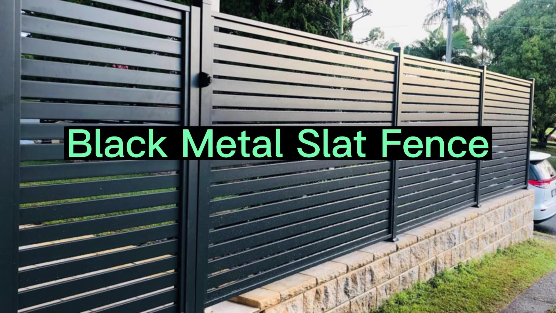 Modern Design Customized Outdoor Metal Fence Panels Privacy Fence ...