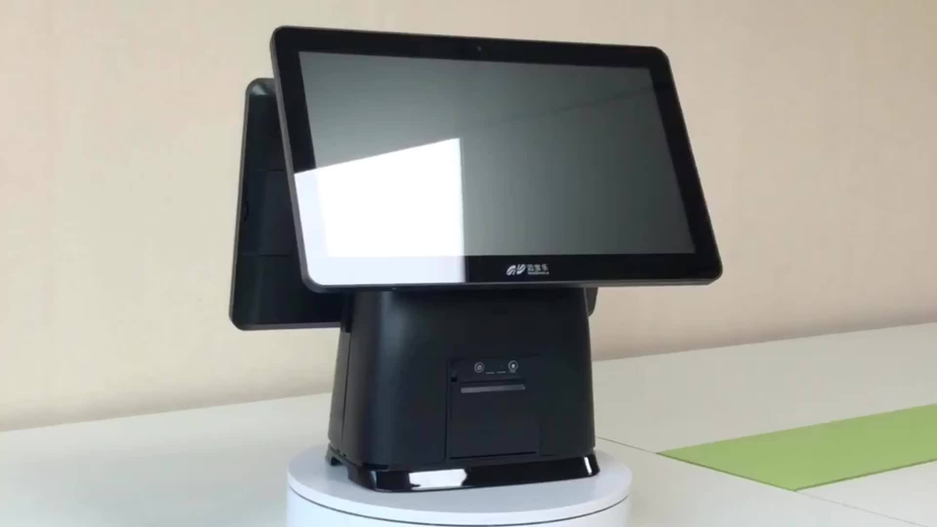 Factory Wholesale15.6" All In One Dual Touch Screen Pos For Restaurant ...