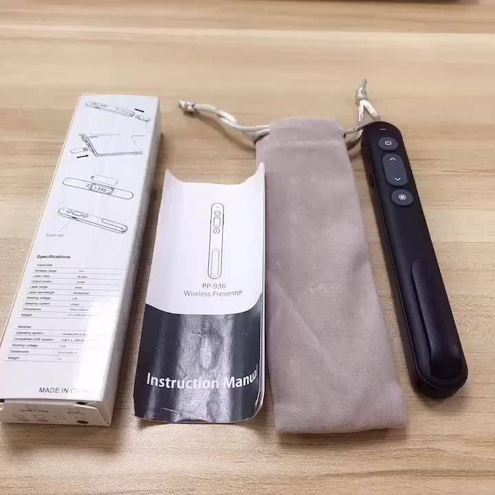 2022 새로운 파워 포인트 레이저 포인터 레이저 펜 무선 Ppt 원격 발표자 포인터 파워 포인트 페이지 터너 레이저 포인터 플립 펜 Buy 레이저 플립 펜ppt 원격