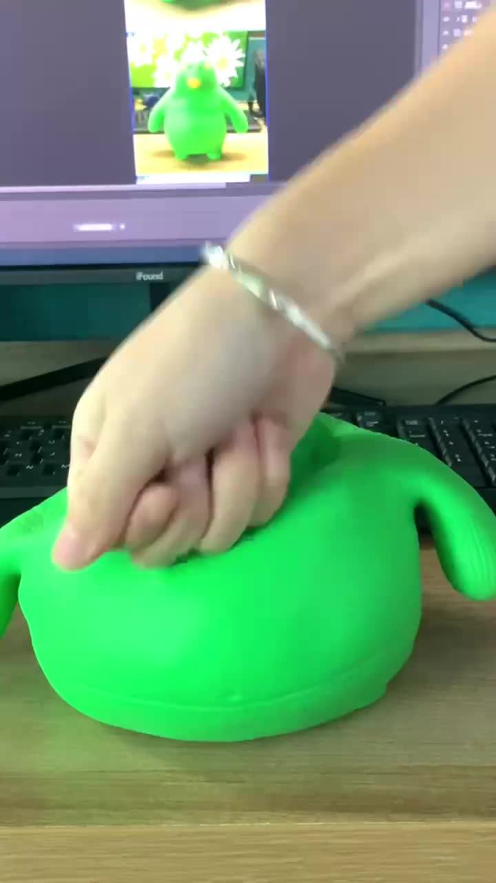 抖音同款呆头鱼解压发泄玩具绿头鱼tpr装沙捏捏创意生日礼物批发-阿里巴巴