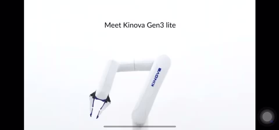 Kinova Gen3 Lite Robot Kolaborasi,Lengan Robot 6 Sumbu Dan Kemampuan Muatan Genggaman Robot Aman ...