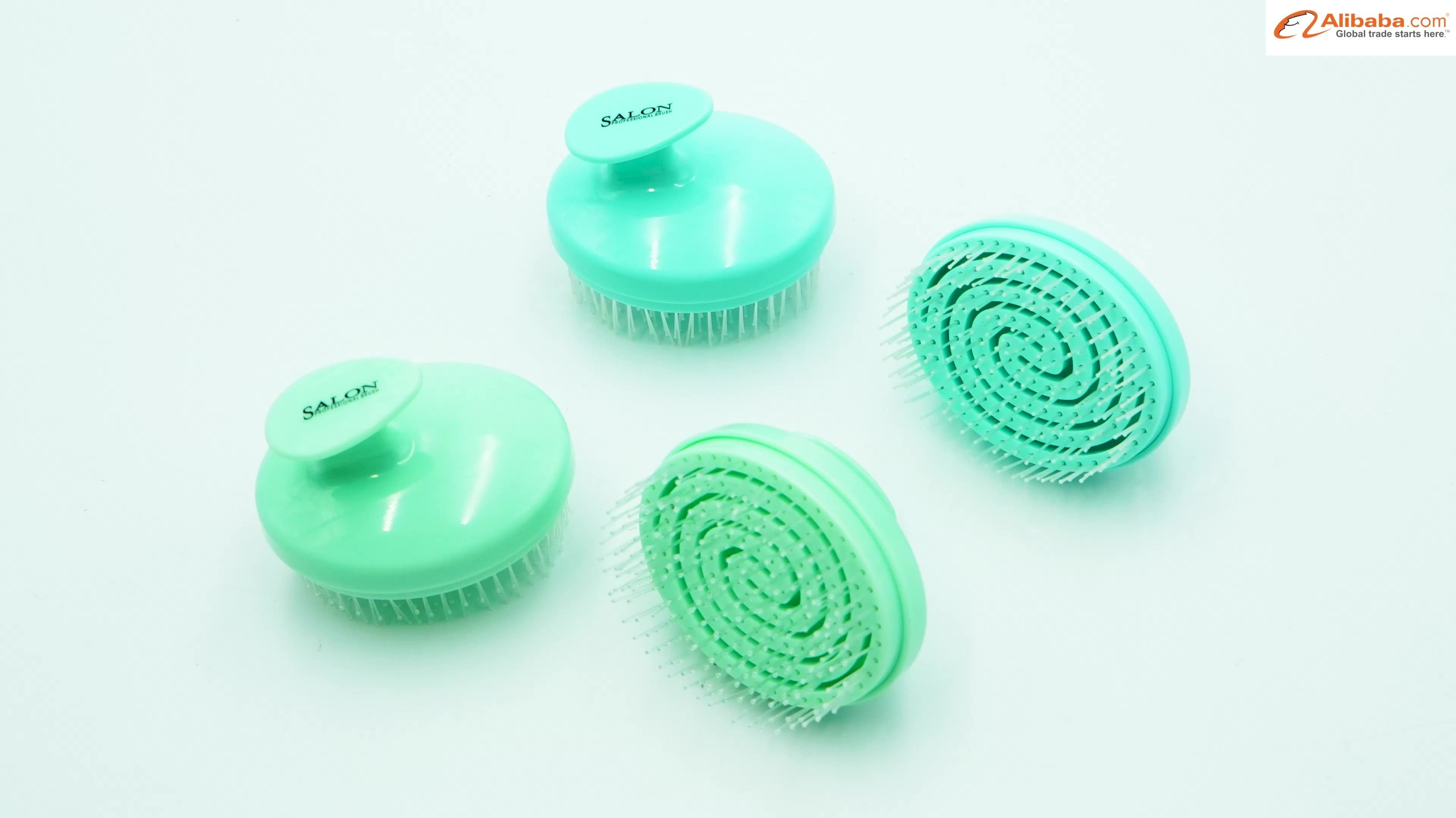 Eco Friendly Plastic Hair Comb Washing Clean Brushes Custom Logo Hair ...