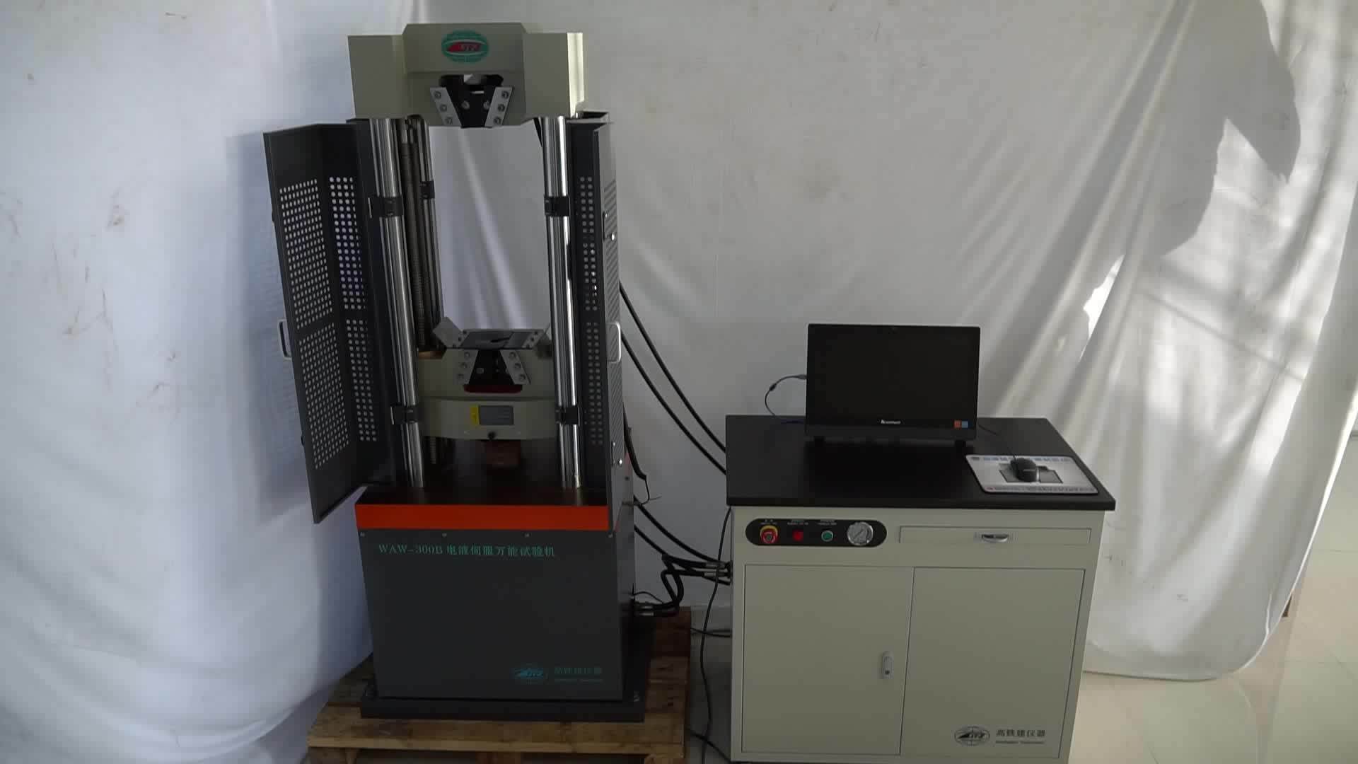 Waw-600b Tensile Strength Elongation Testing Equipment Measuring ...