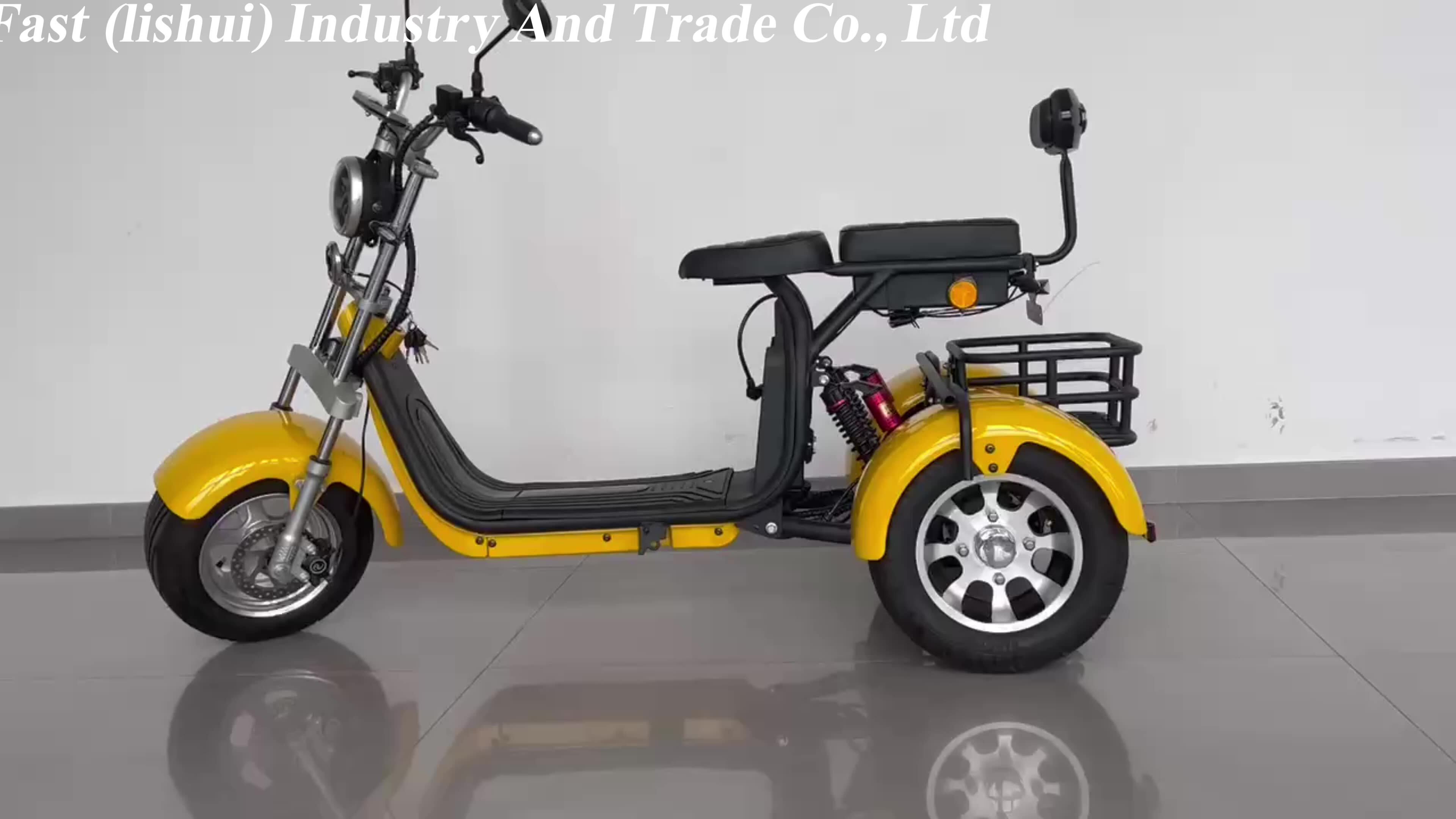 2000w 4000w Electric Trike Three Wheel Fat Tire Tricycle Cp3 Usa Eu ...