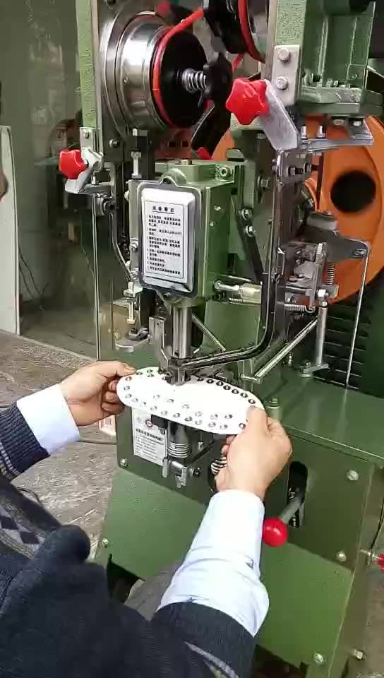 Technology Smooth Button Garment Snap Button Attaching Machine Fully ...