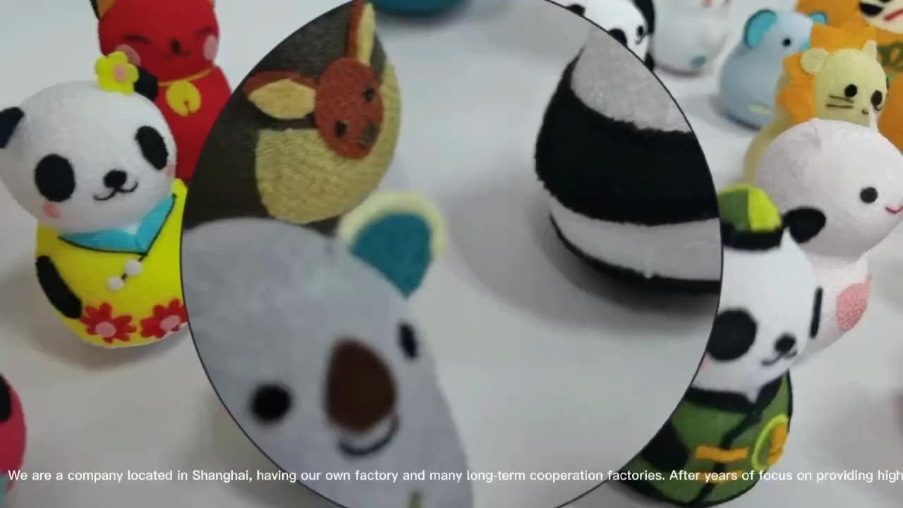 Wholesale Eco-friendly And Non-toxic 30*45mm Chinese Roly-poly Panda ...