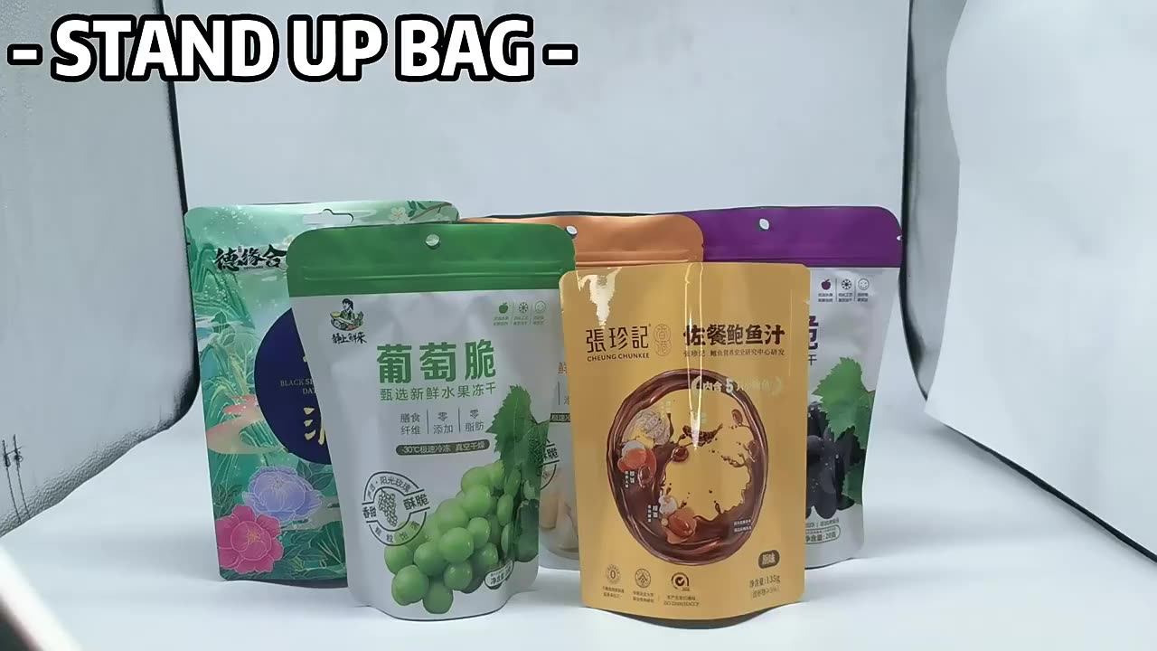 Custom Color Printing Sour Gummies Packaging Stand Up Pouch Resealable ...