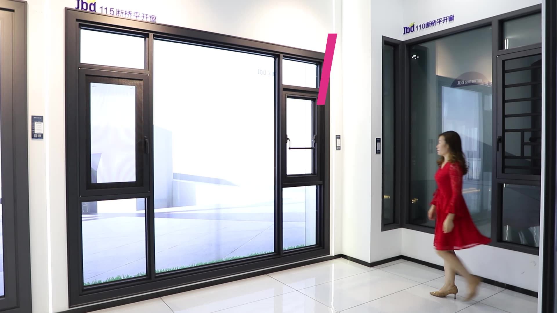 Contemporary Design Broken Bridge Aluminum Casement Window With Small ...