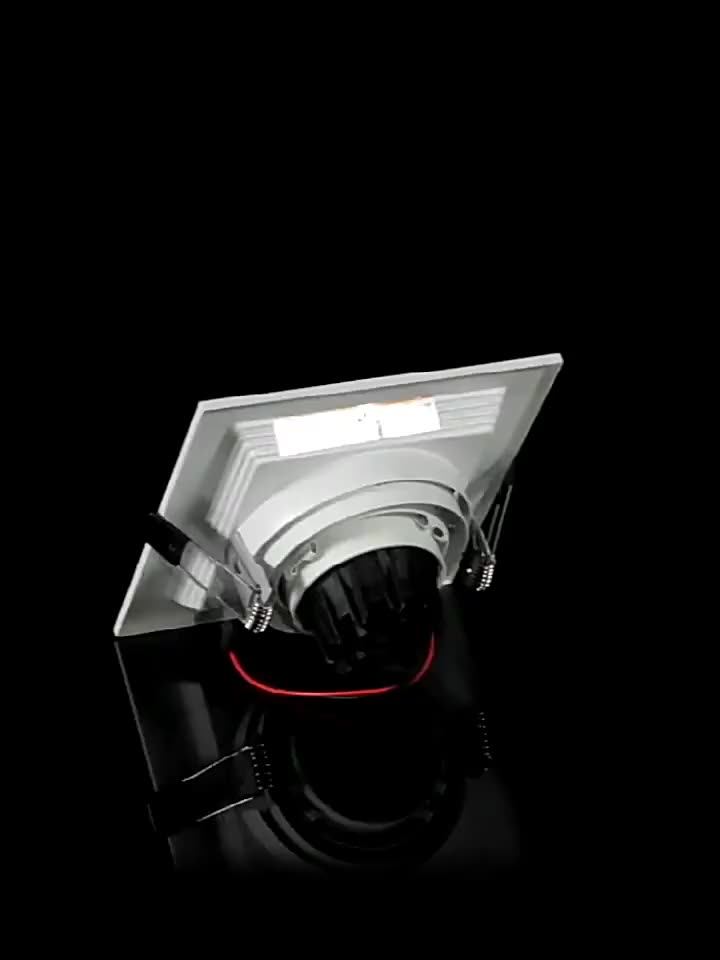 White Recessed Rectangular Led Single Double Triple Heads Cob Square ...