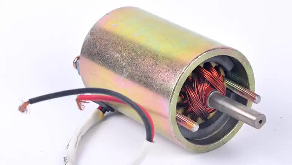 12v High Speed 3000rpm 200w Bi-directional Permant Magnet Dc Motor ...