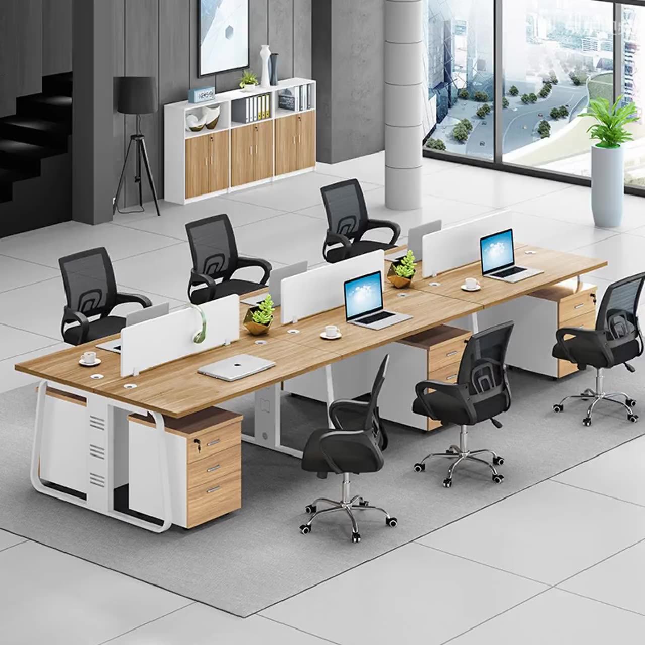 Ygz24 Partition Office Cubicle Workstation Staff Computer Table Office ...