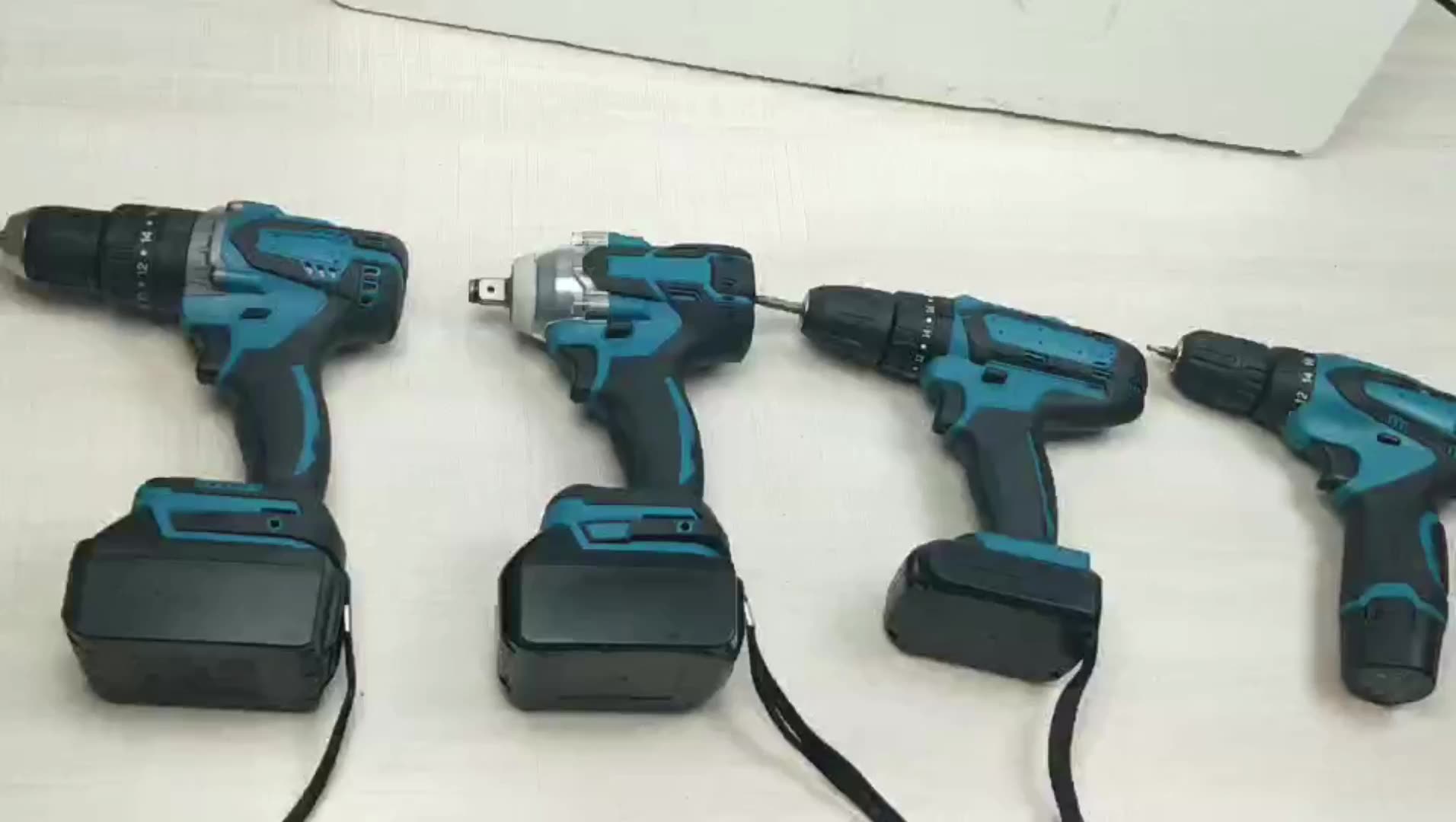 Lithium Battery Electric Drill 21v Cordless Drill With 2 0ah Li Ion