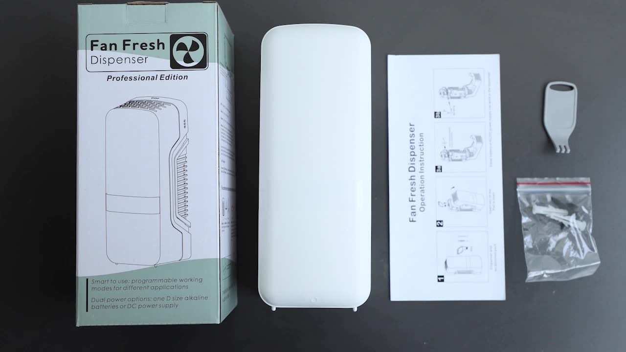 Wisekleen New Design Wall-mounted Fan Air Freshener Dispenser Automatic ...