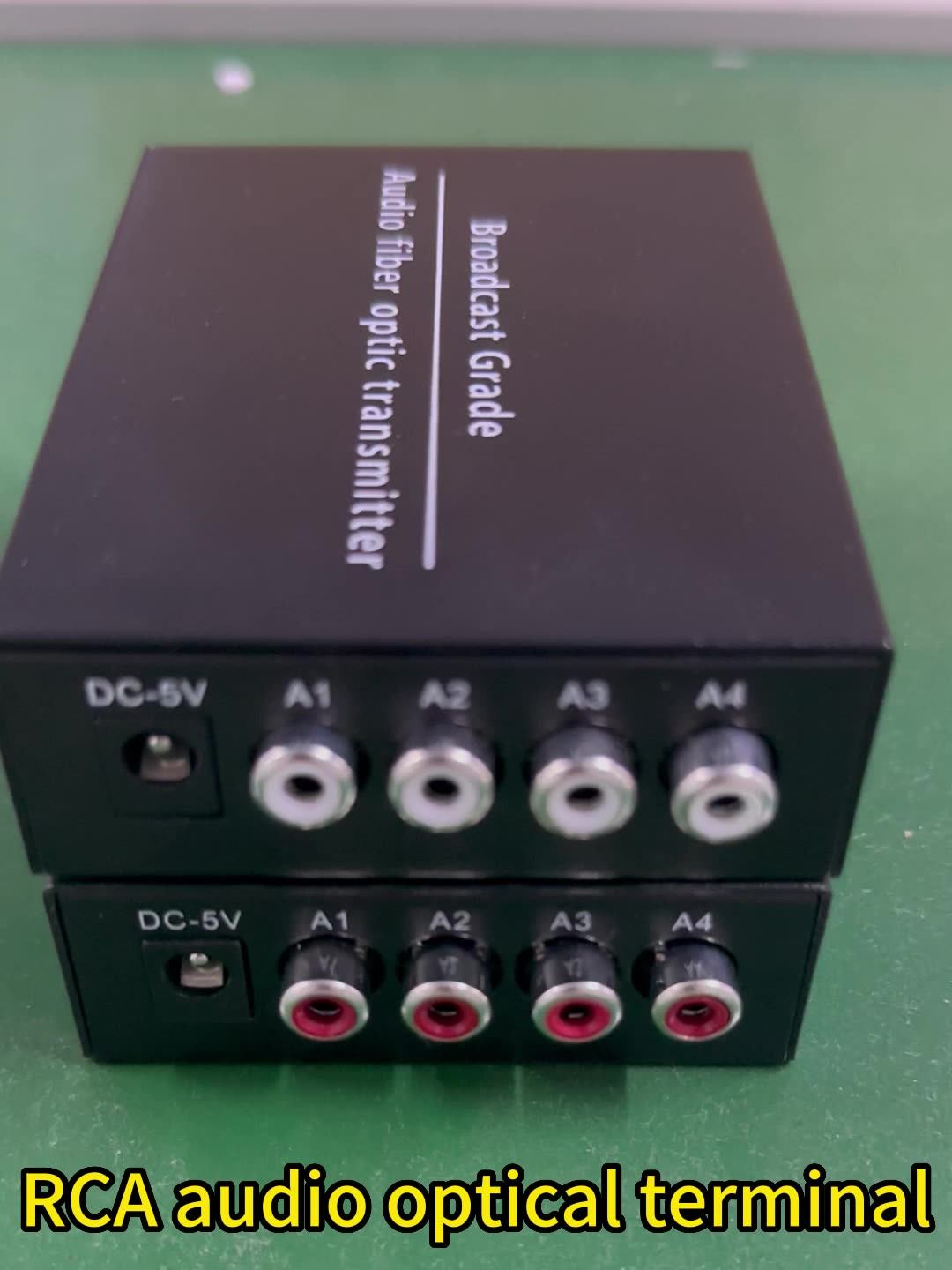 1-16 Channel Rca Audio To Fiber Transmitter Receiver Kit Extender Up To ...