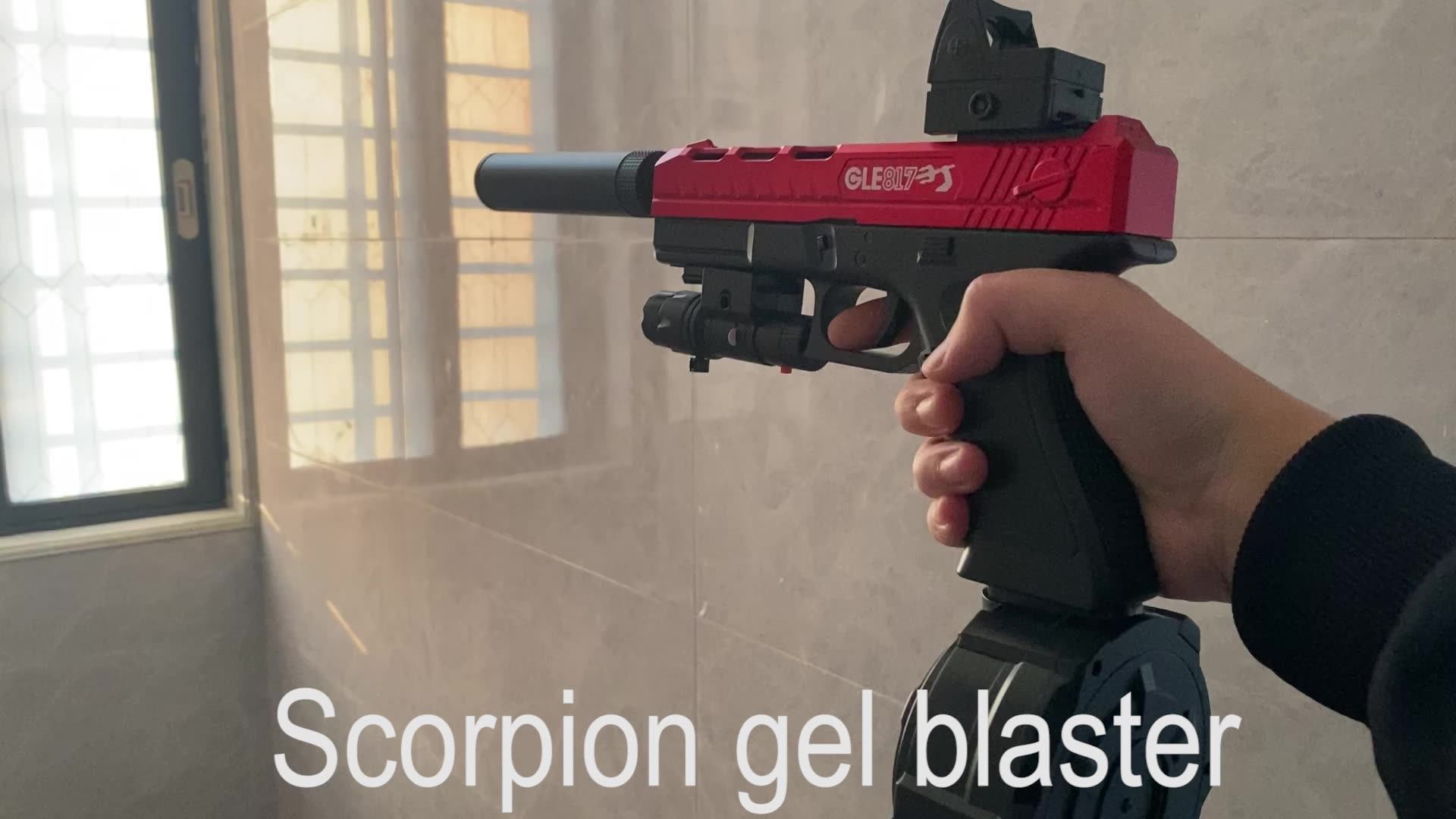 Electric Toy Gun Gel Bullet Water Bead Gel Balls Blaster P90 Shooter ...