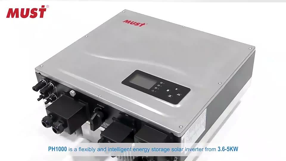Must Ph1100 Pro 5kw 6kw 48vdc Pv500v On/off Grid High Frequency Hybrid ...