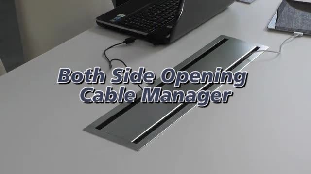 Conference Table Cable Grommets Hole Cover Dual Sided Brush Wire Cord ...