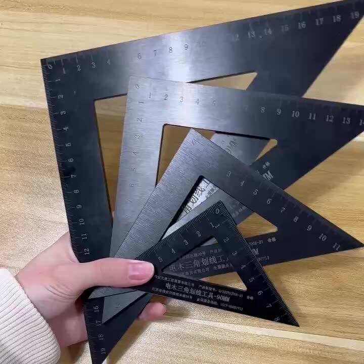 木工三角尺电木三角板直角尺90度尺子测量工具45度装修工具测量-阿里巴巴